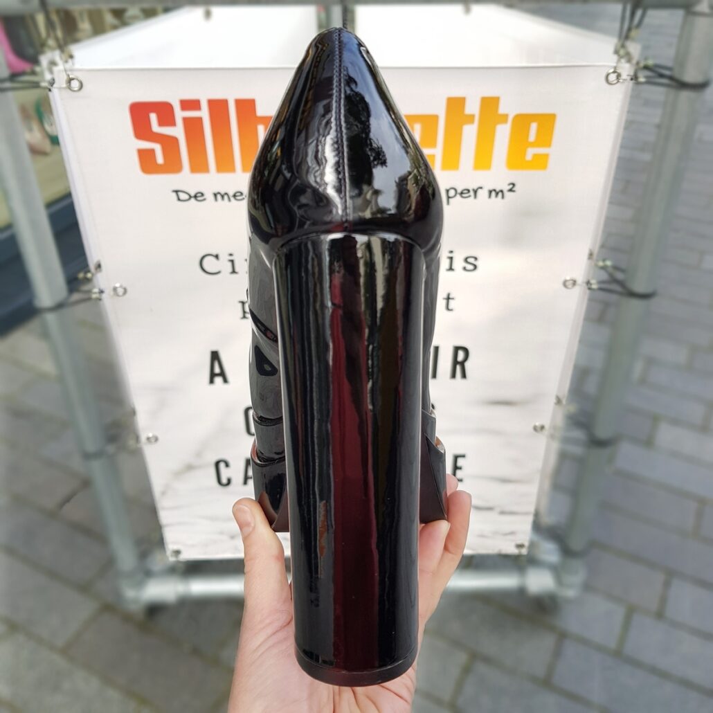 Zwarte pumps met dubbele plateau | lookalike V.e.r.s.a.c.e